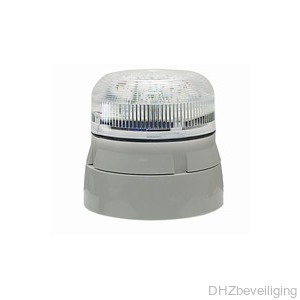 Flitslamp voor alarmsysteem in de kleuren wit en oranje